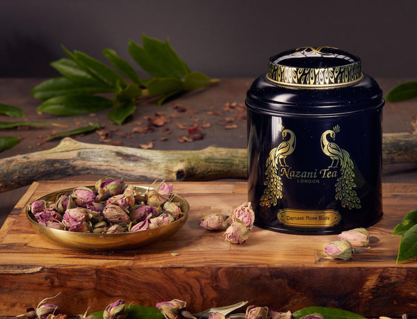 Award-winning Organic Damask Rose Buds I Nazani Tea London